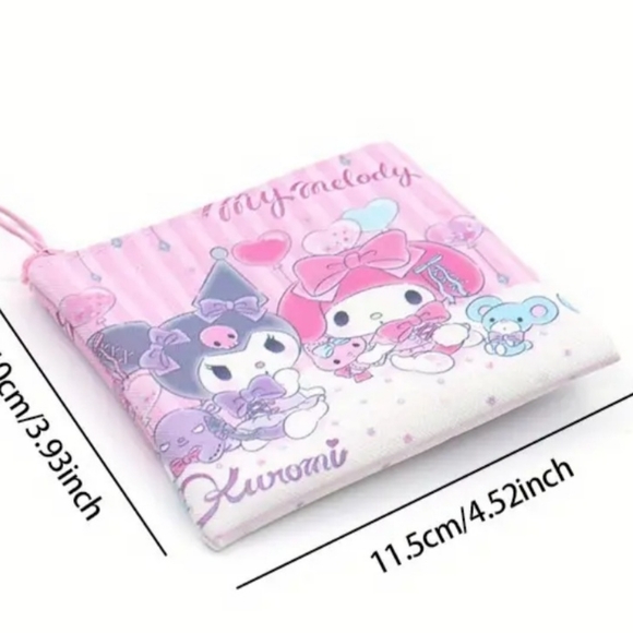 Sanrio | Accessories | Mini Sanrio Characters Coin Walle With Zipper Pu ...
